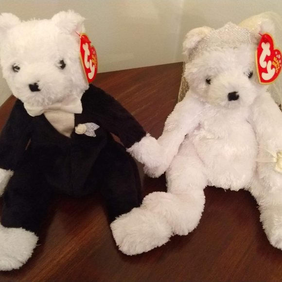 Ty | Toys | Bride And Groom Beanie Babies | Poshmark